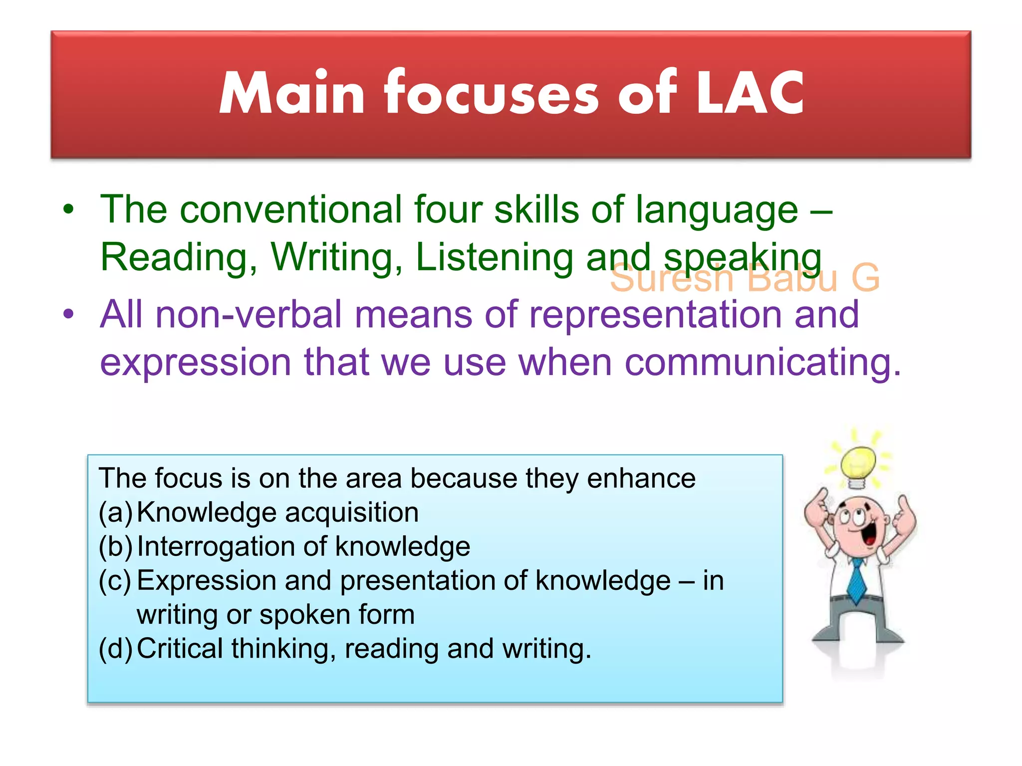 Planning Lessons, Implementation, Assessment - Language Across the ...