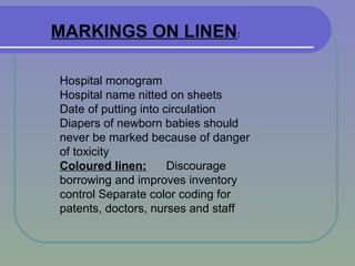 Planning & Manag. of Hospital Laundry | PPT