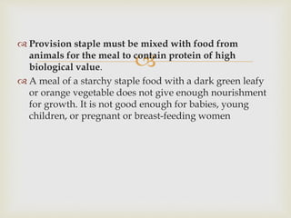 Planning meals with the multimix principle | PPTX