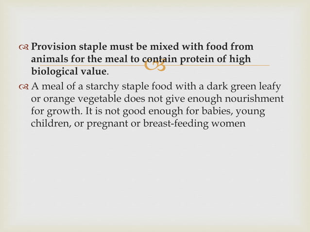 Planning meals with the multimix principle | PPTX