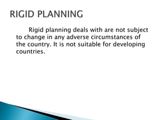 Planning mechanism in India | PPTX