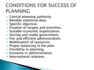 Planning mechanism in India | PPTX