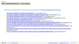 Webinar - Planning Microsoft Office 365 Workload and Application Deployment | PPT