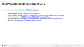 Webinar - Planning Microsoft Office 365 Workload and Application Deployment | PPT