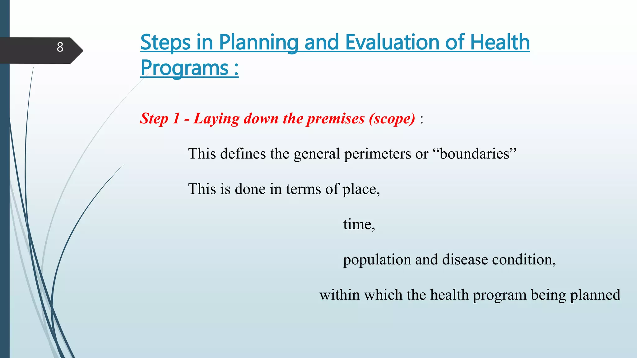 Planning, monitoring & evaluation of health care program | PPTX