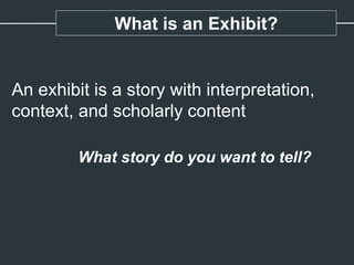 Planning and Mounting Library Exhibits | PPTX