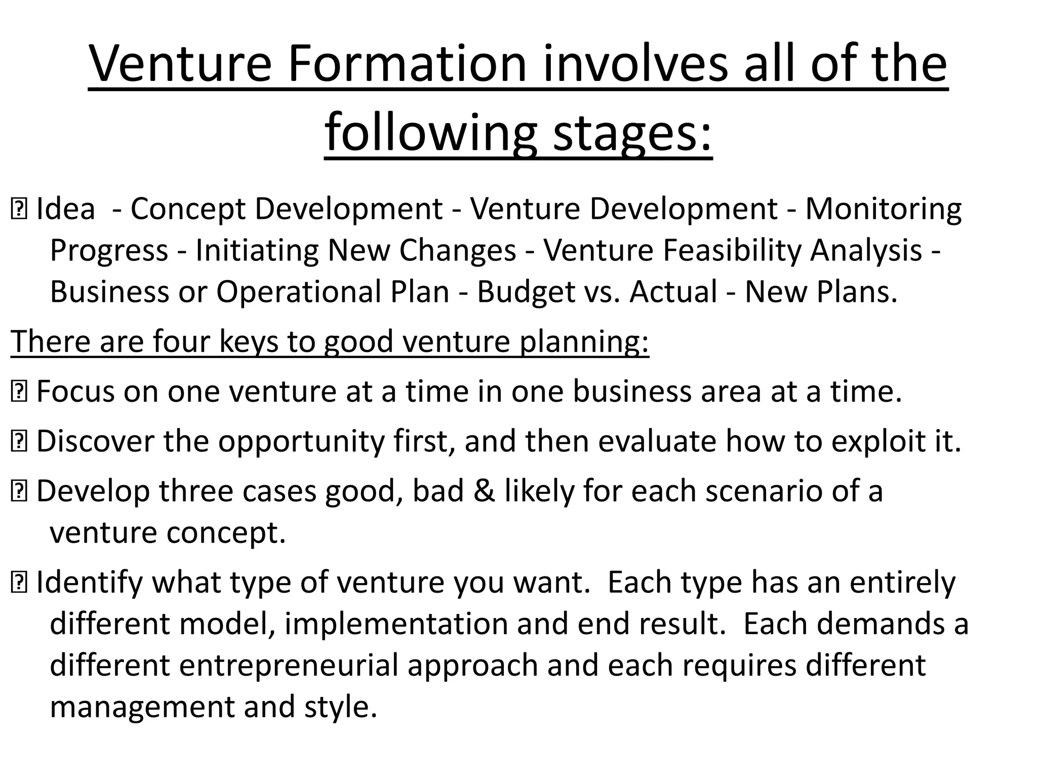 Planning new venture | PPTX