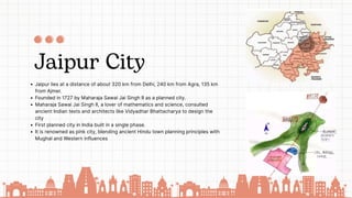 Planning of Jaipur City short slides with enough information | PDF