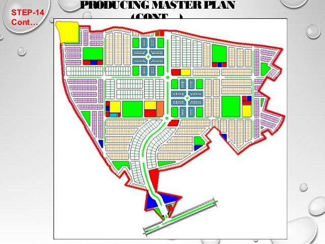 Planning of a housing scheme