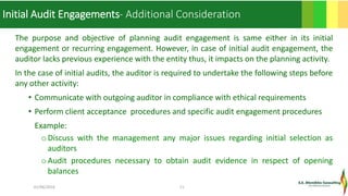 Planning of audit | PPTX