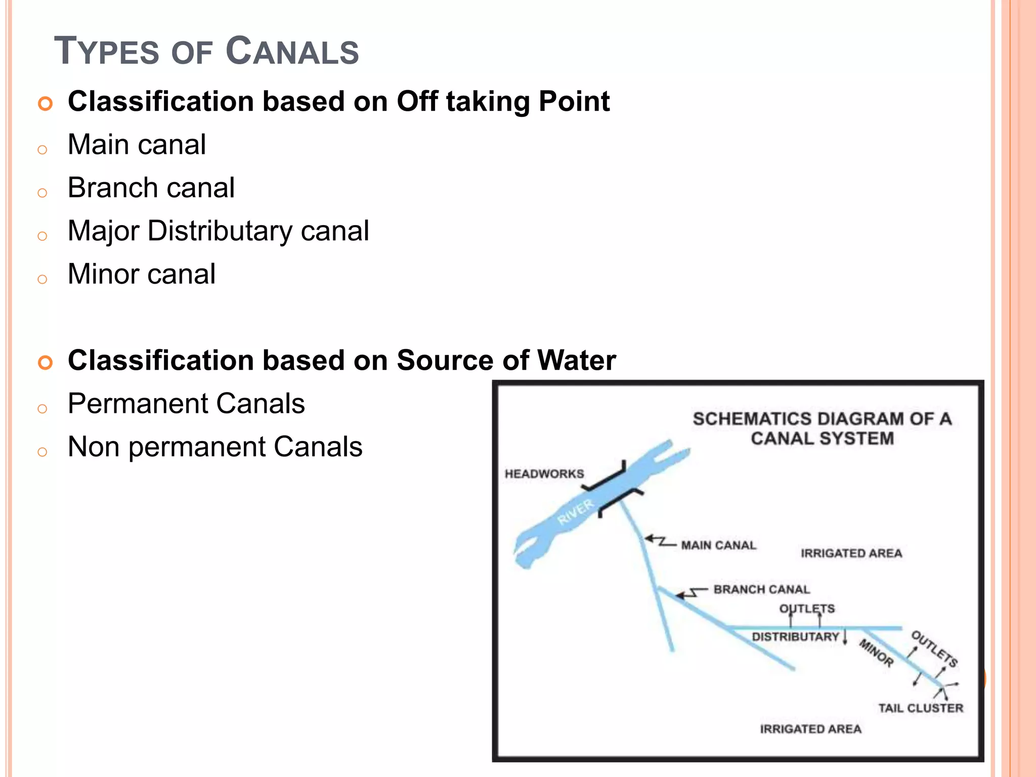 Planning of irrigation system | PPTX