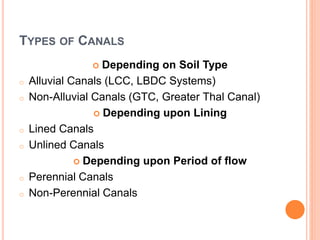 Planning of irrigation system | PPTX