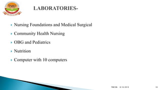 Planning of nursing educational institute | PPTX