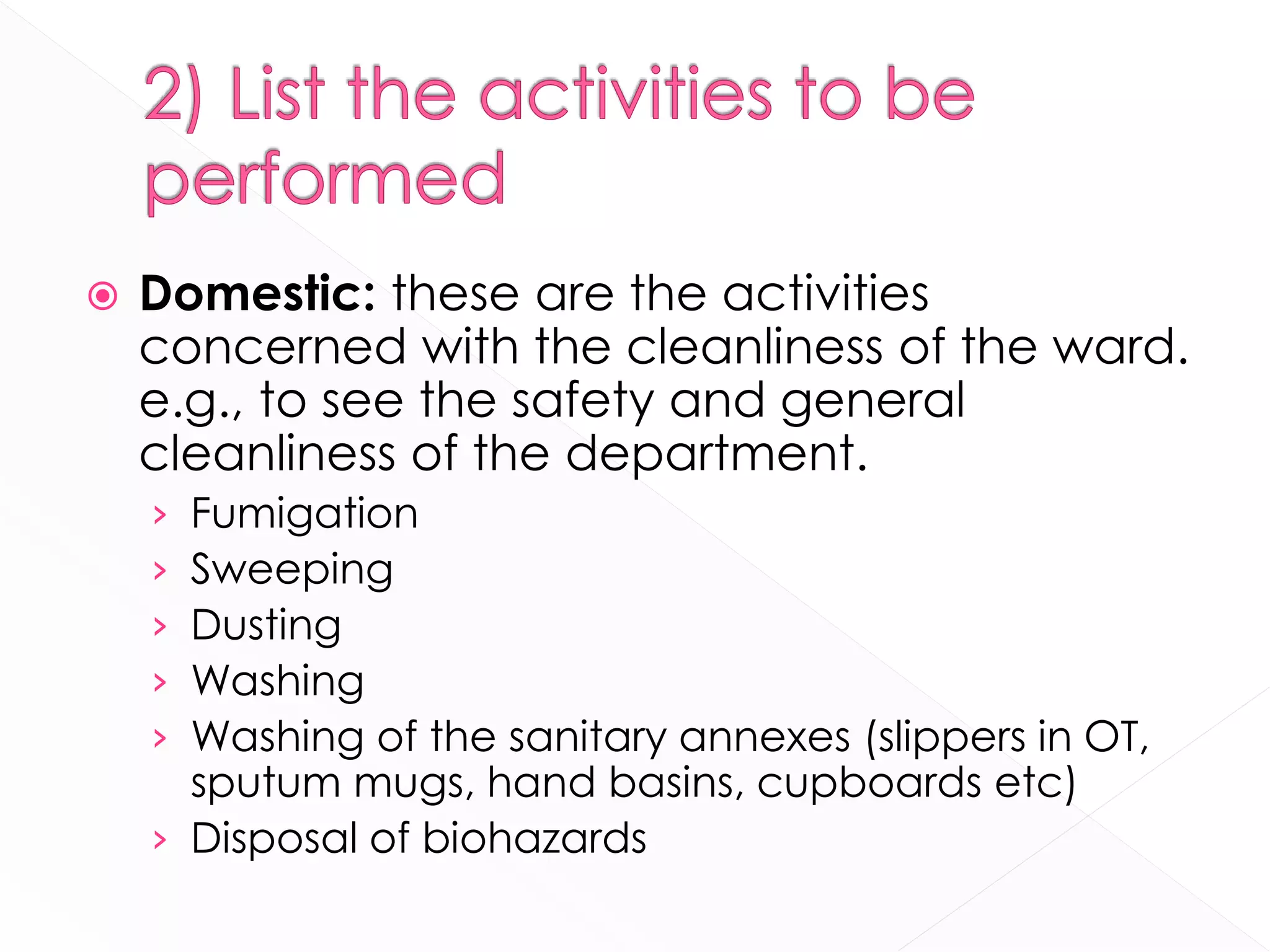 Planning of Nursing Unit | PPTX