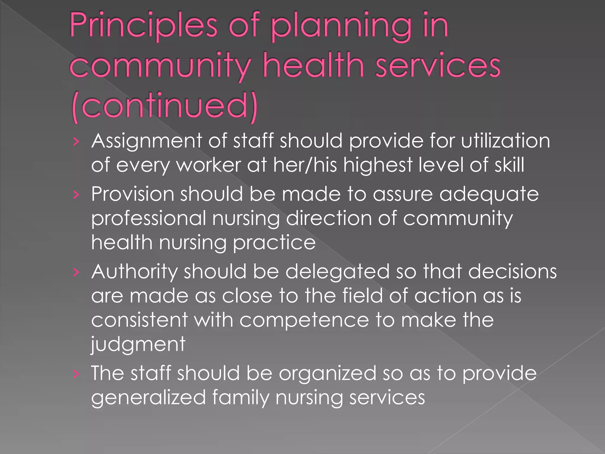 Planning of Nursing Unit | PPTX