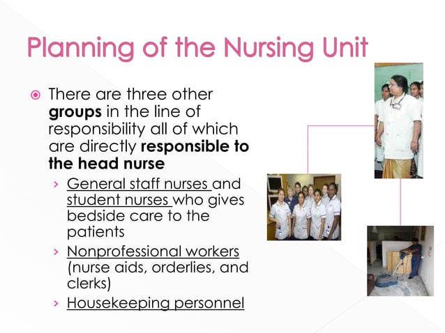Planning of Nursing Unit | PPTX | Healthcare Industry | Industries