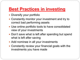 Planning of Personal Finance | Finance | PPTX