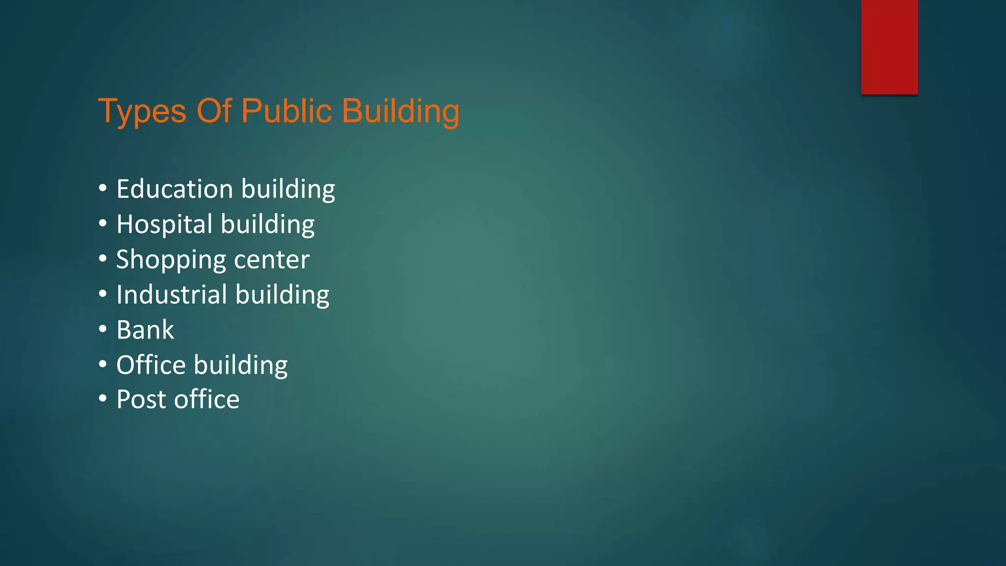 Planning of residential and public buildings | PPTX