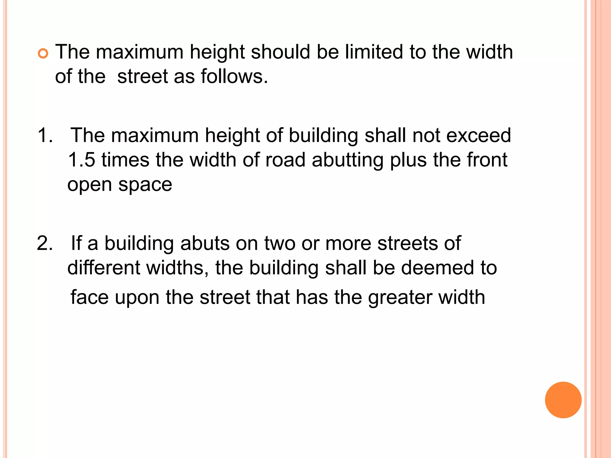 Planning of residential buildings | PPTX