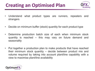 Planning optimisation | PPTX