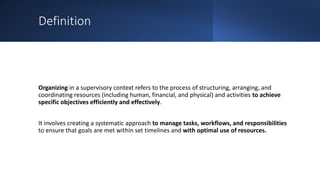 Planning & Organising is a brief overview of management functions | PPT