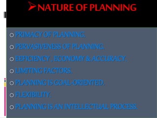 Planning , organising & directing | PPTX