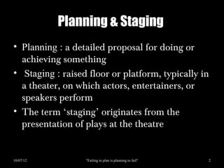 Performance Planning 1 | PPT
