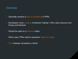 Planning performance agreements - a developer perspective | PPT