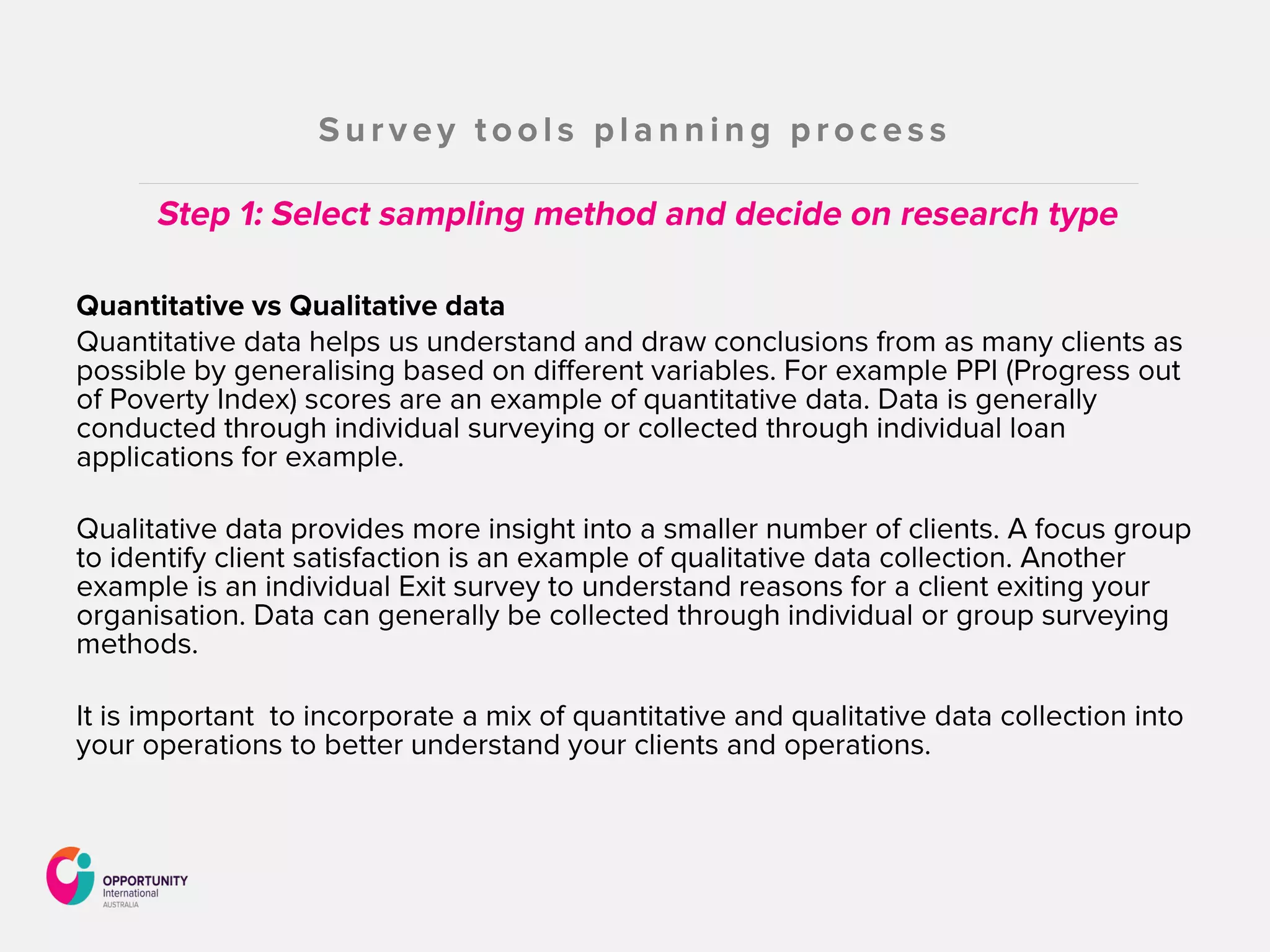 Planning phase 2 designing data collection tools and processes | PDF