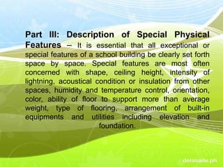 Planning physical facilities final report | PPTX