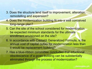 Planning physical facilities final report | PPTX