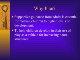 Planning play experiences | PPT
