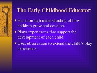 Planning play experiences | PPT