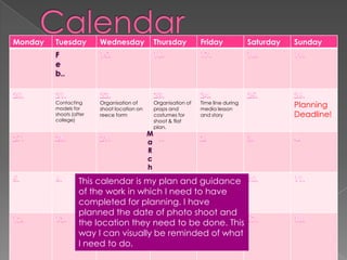 Planning powerpoint.. half completed | PPTX | Photography | Arts and Crafts