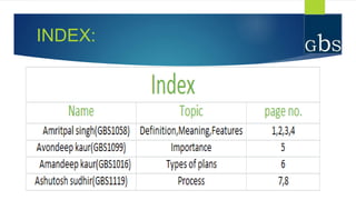 Planning ppt | PPTX