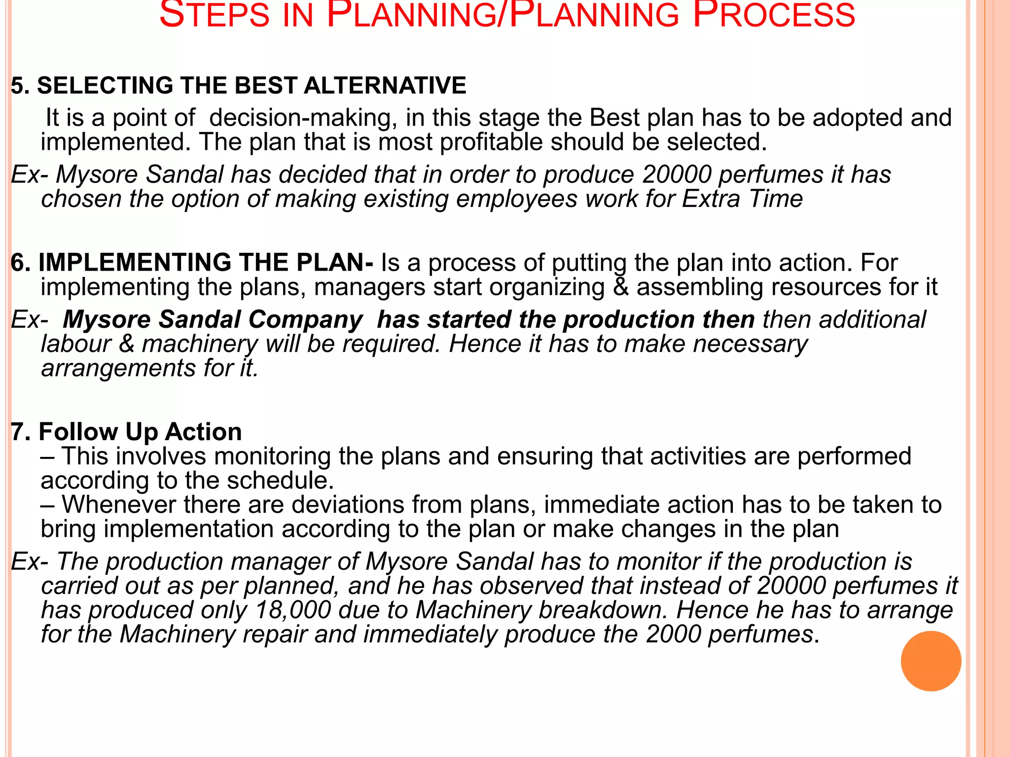 Planning ppt class 12 business studies | PPTX