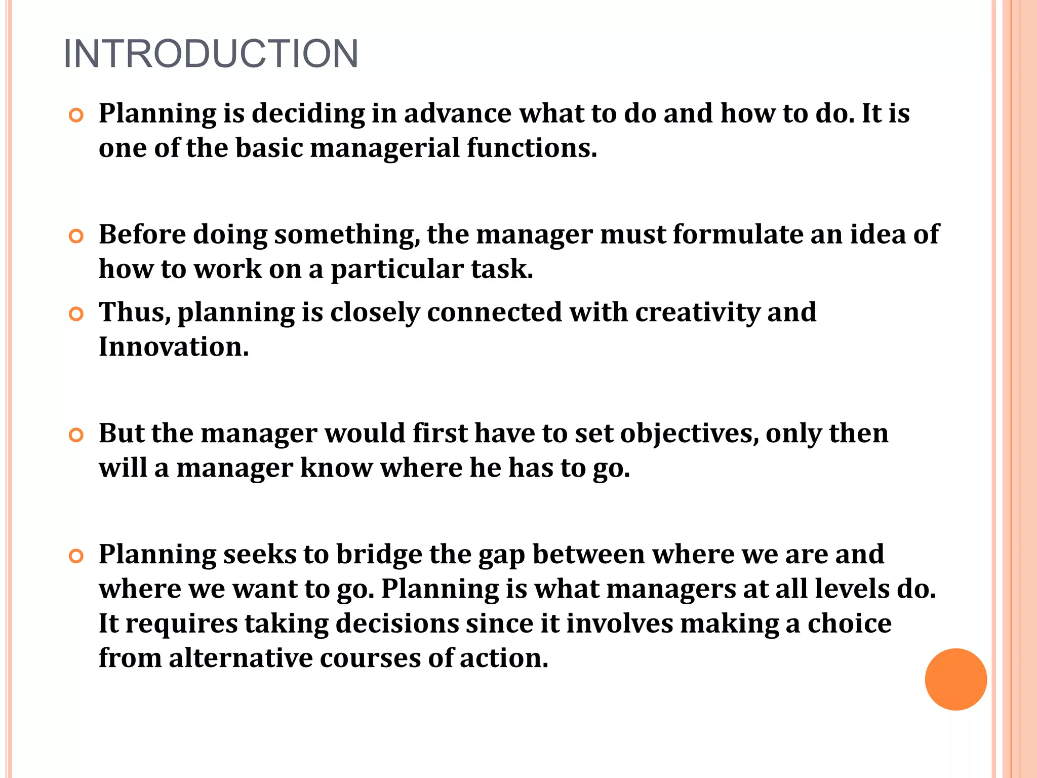 Planning ppt class 12 business studies | PPTX