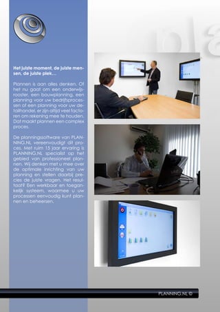 PLANNING.NL Presentatie document | PDF