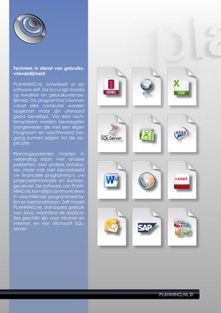 PLANNING.NL Presentatie document | PDF