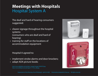 Better Access to Hospitals for the Deaf, Hard of Hearing and the Deaf ...
