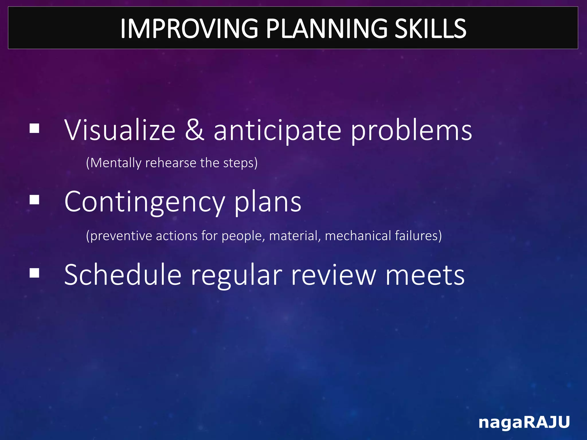 Planning & Prioritizing for Effective Results | PPTX