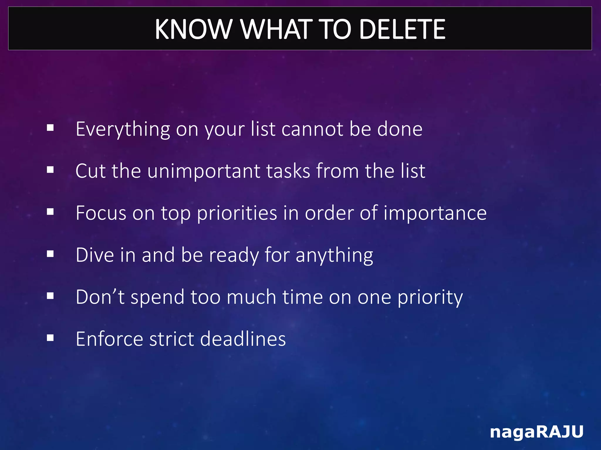 Planning & Prioritizing for Effective Results | PPTX