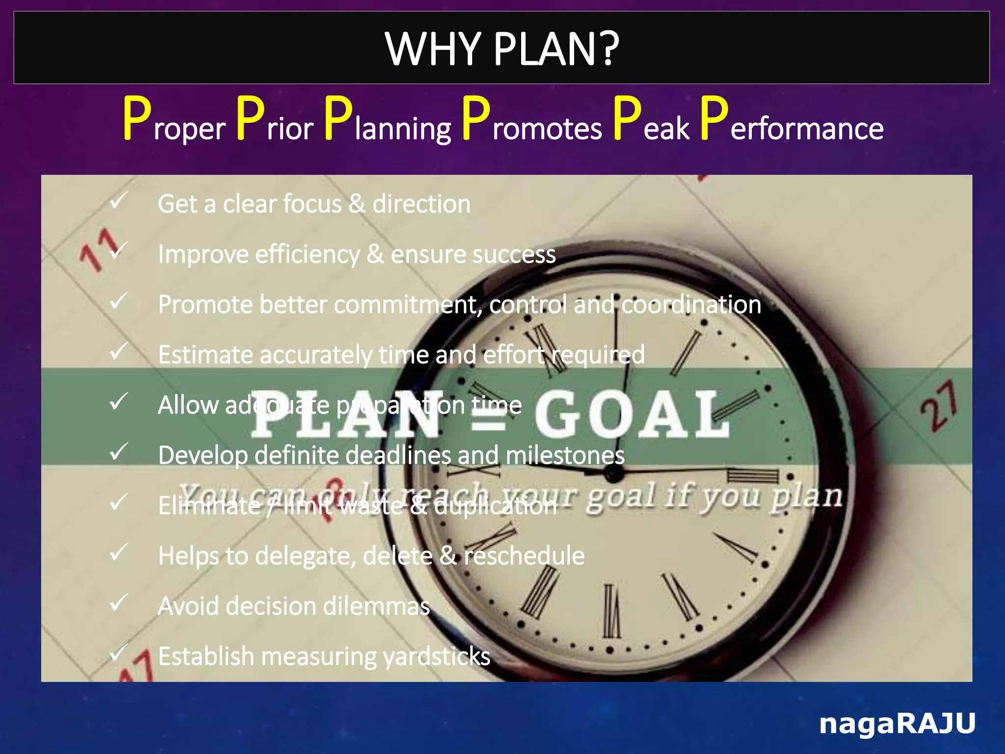 Planning & Prioritizing for Effective Results | PPTX