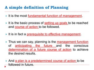 Planning process | PPTX
