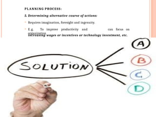 Planning Process and different types of plan.pptx | Business | Business ...