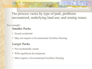 The Park Planning Process | PPT