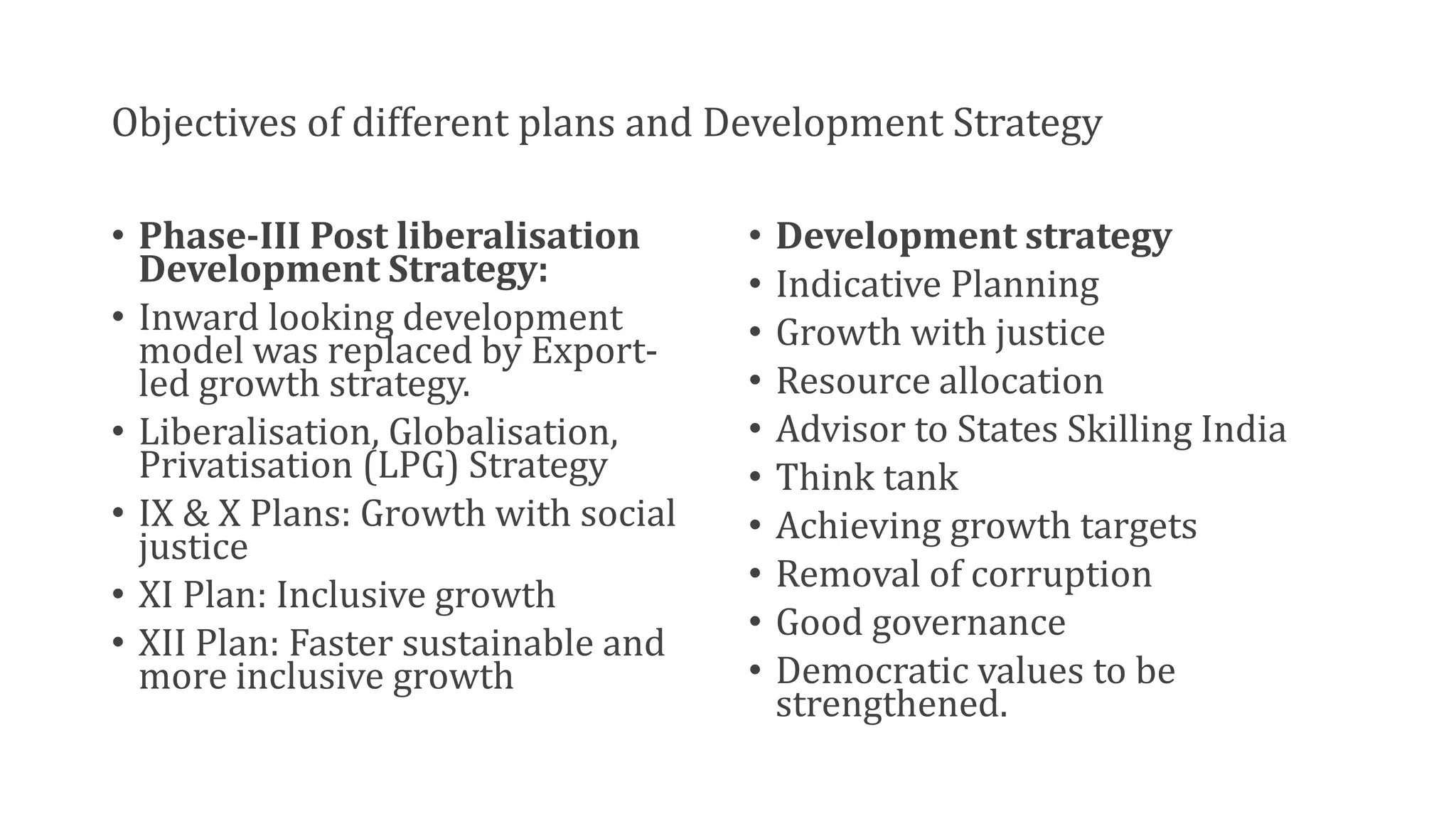 Planning process in india copy | PDF