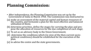 Planning process in india copy | PDF