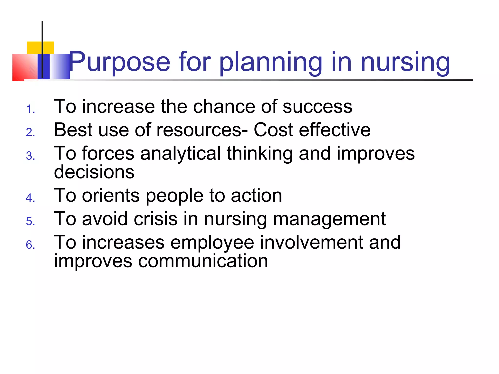 Planning process nursing | PPT