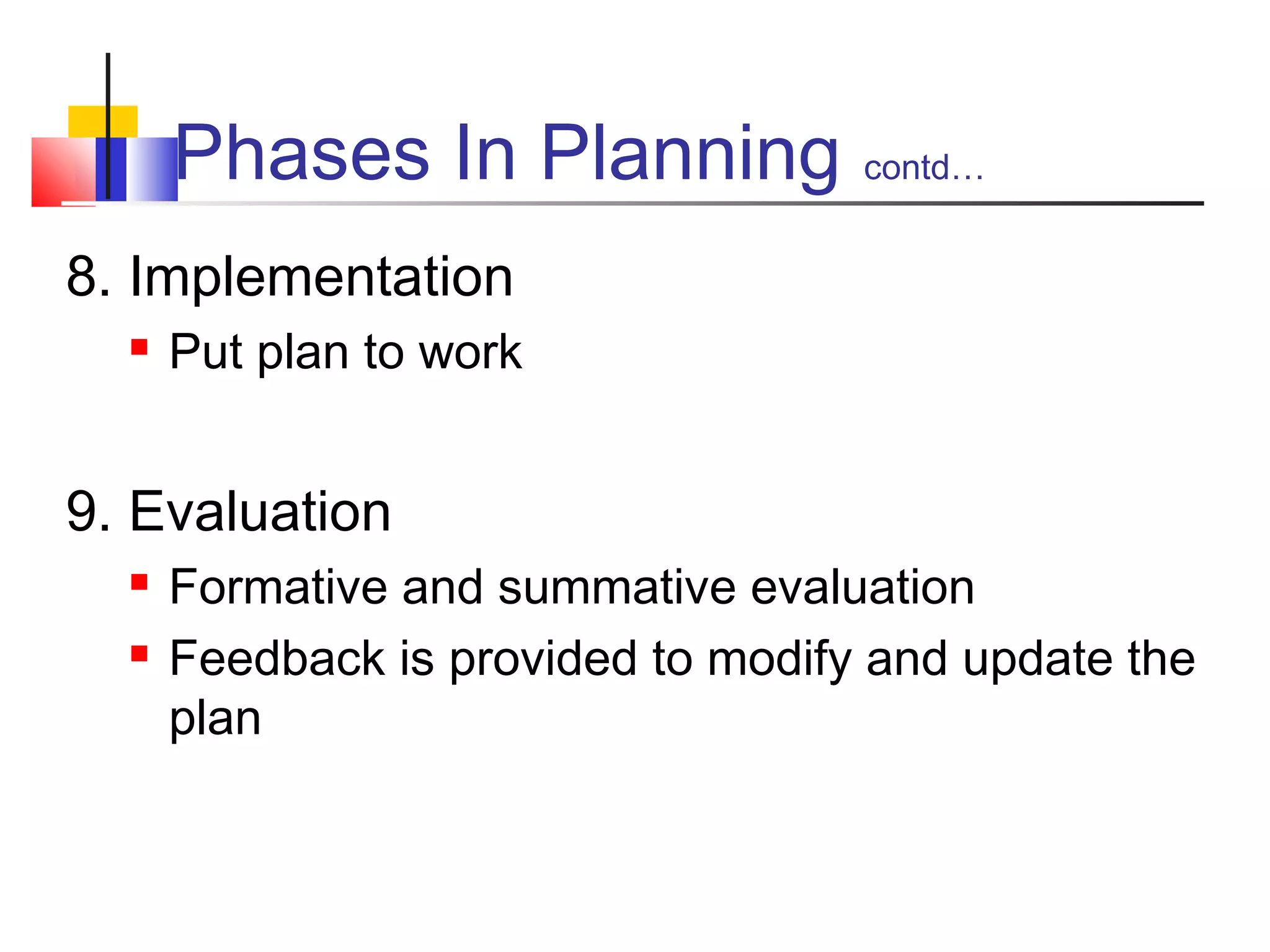 Planning process nursing | PPT